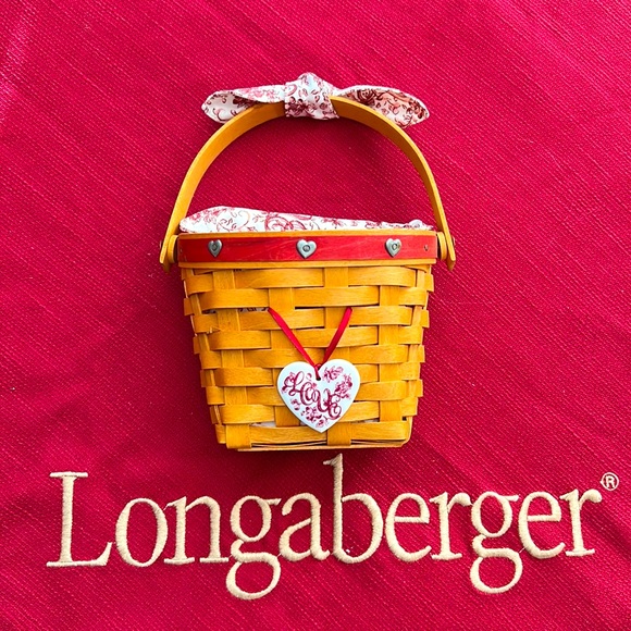 Longaberger | Accents | Longaberger Love Notes Basket | Poshmark